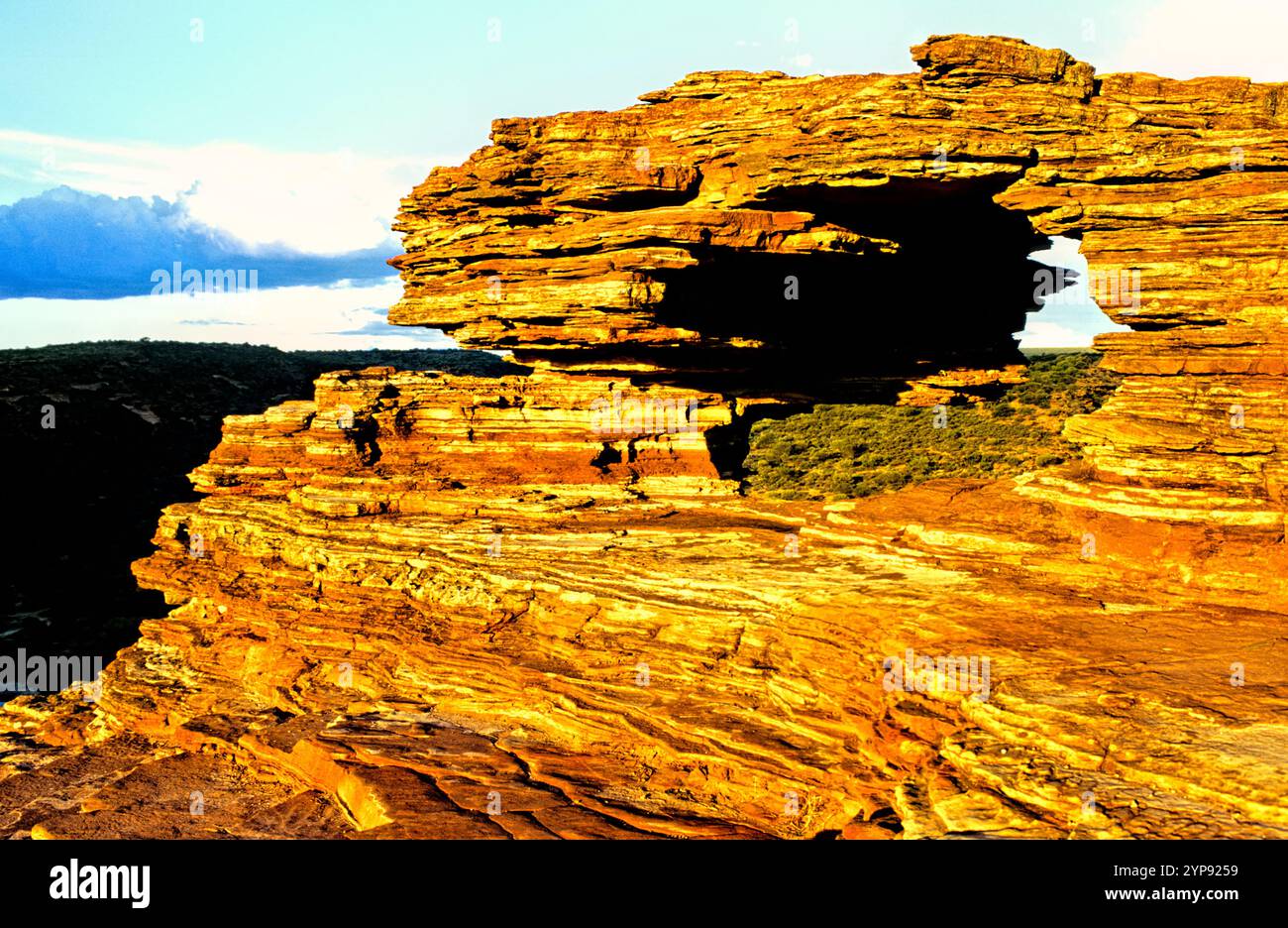 Natures window, mudstone formation, Murchison, Northwest Australia ...