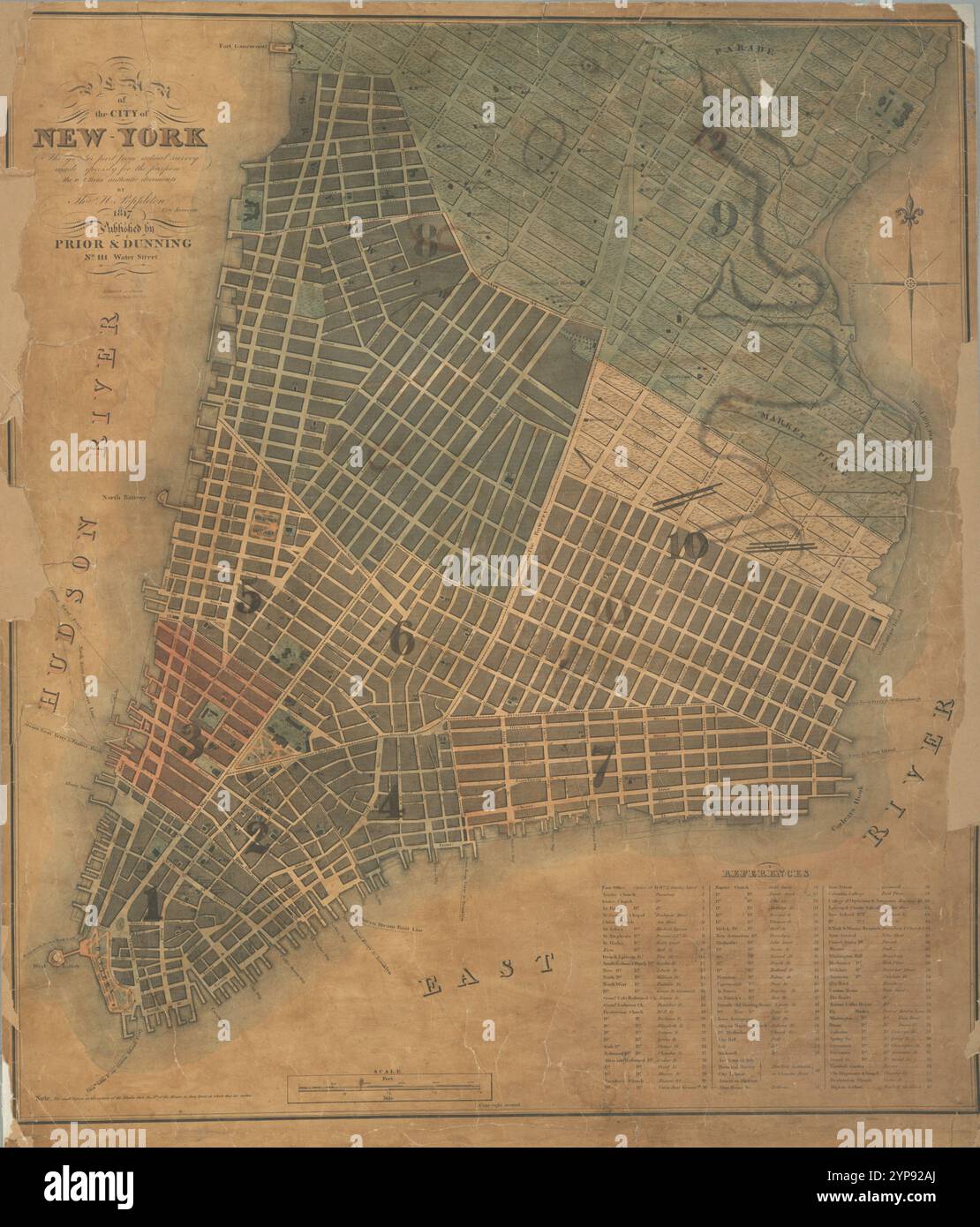 Plan of the city of New-York : the greater part from actual survey made ...