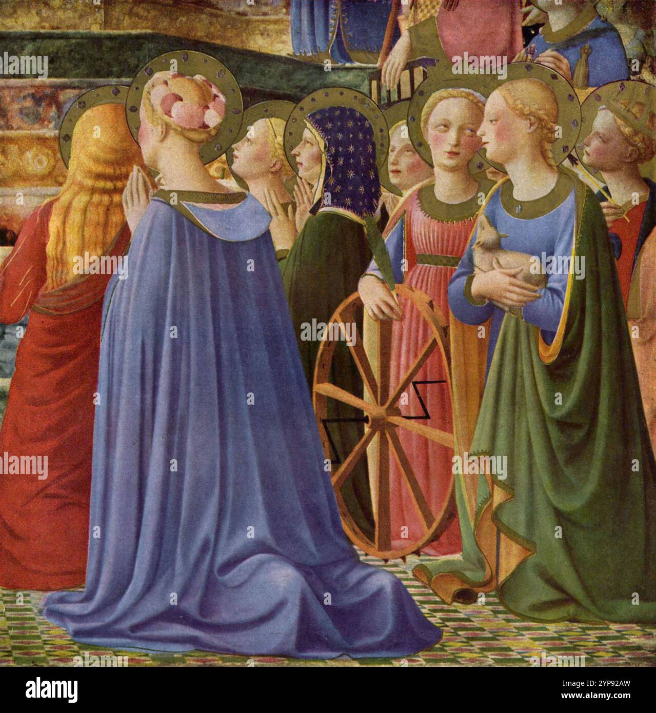 Coronation of the Virgin Resurrection of Jesus Fra Angelico - Detail ...