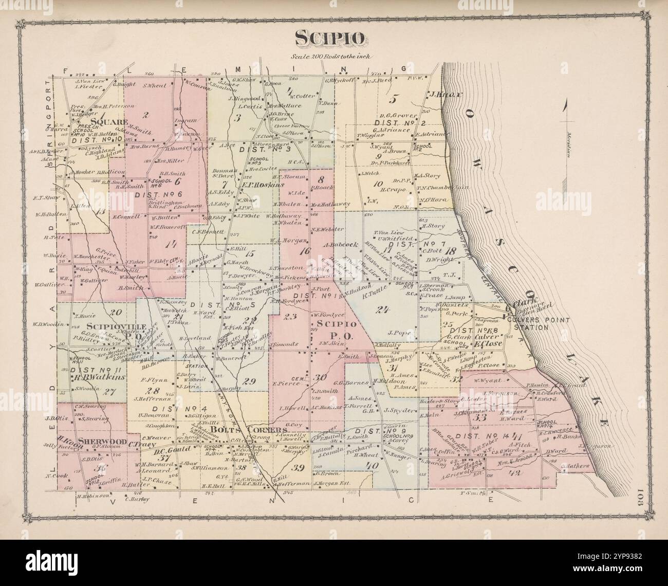 Township of scipio hi-res stock photography and images - Alamy