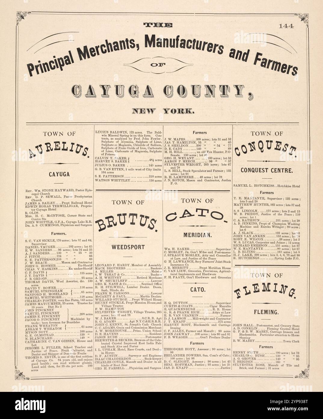 Professional men of cayuga county hi-res stock photography and images ...