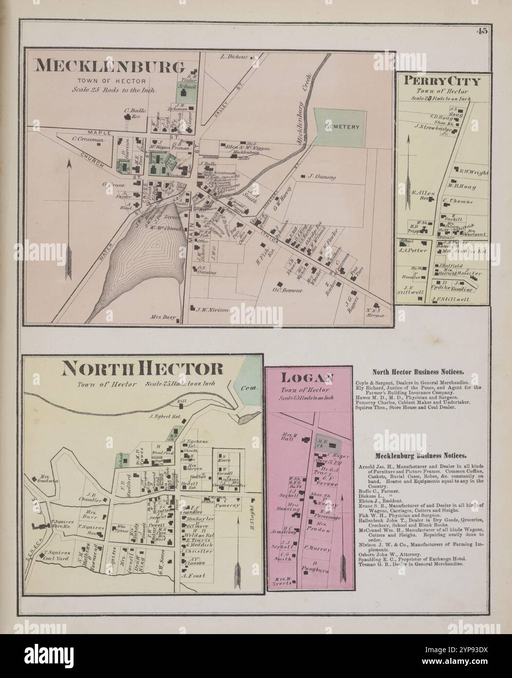 Map of hector hi-res stock photography and images - Alamy