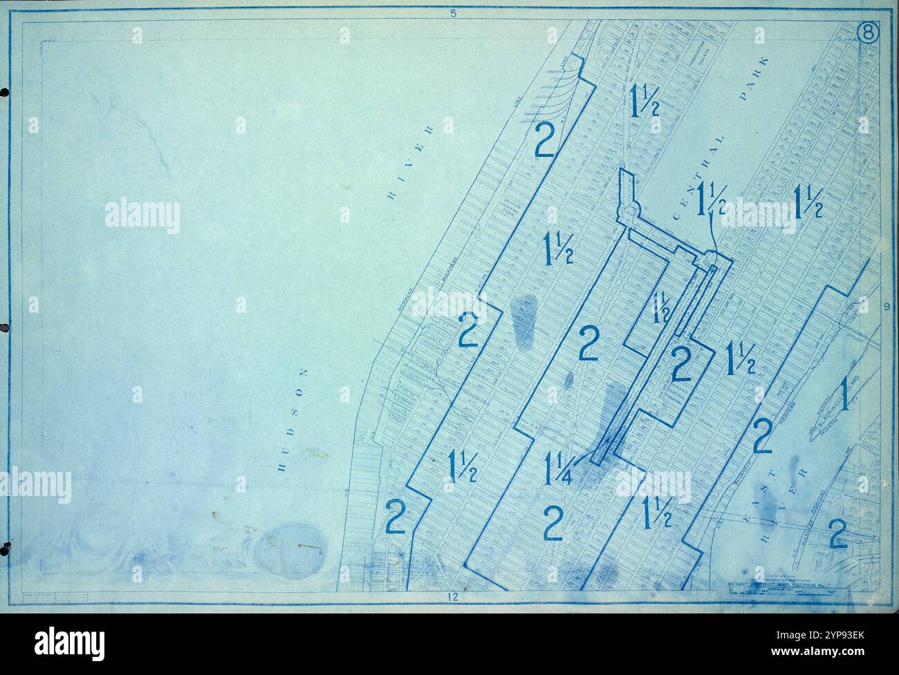 Height district map section no hi-res stock photography and images - Alamy