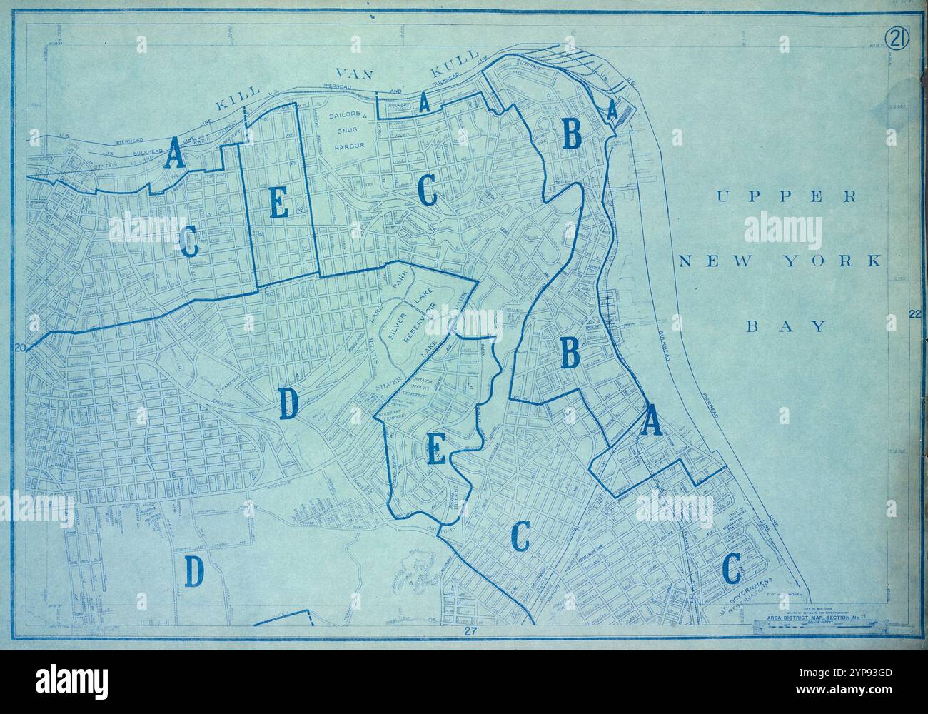 Area district map hi-res stock photography and images - Alamy