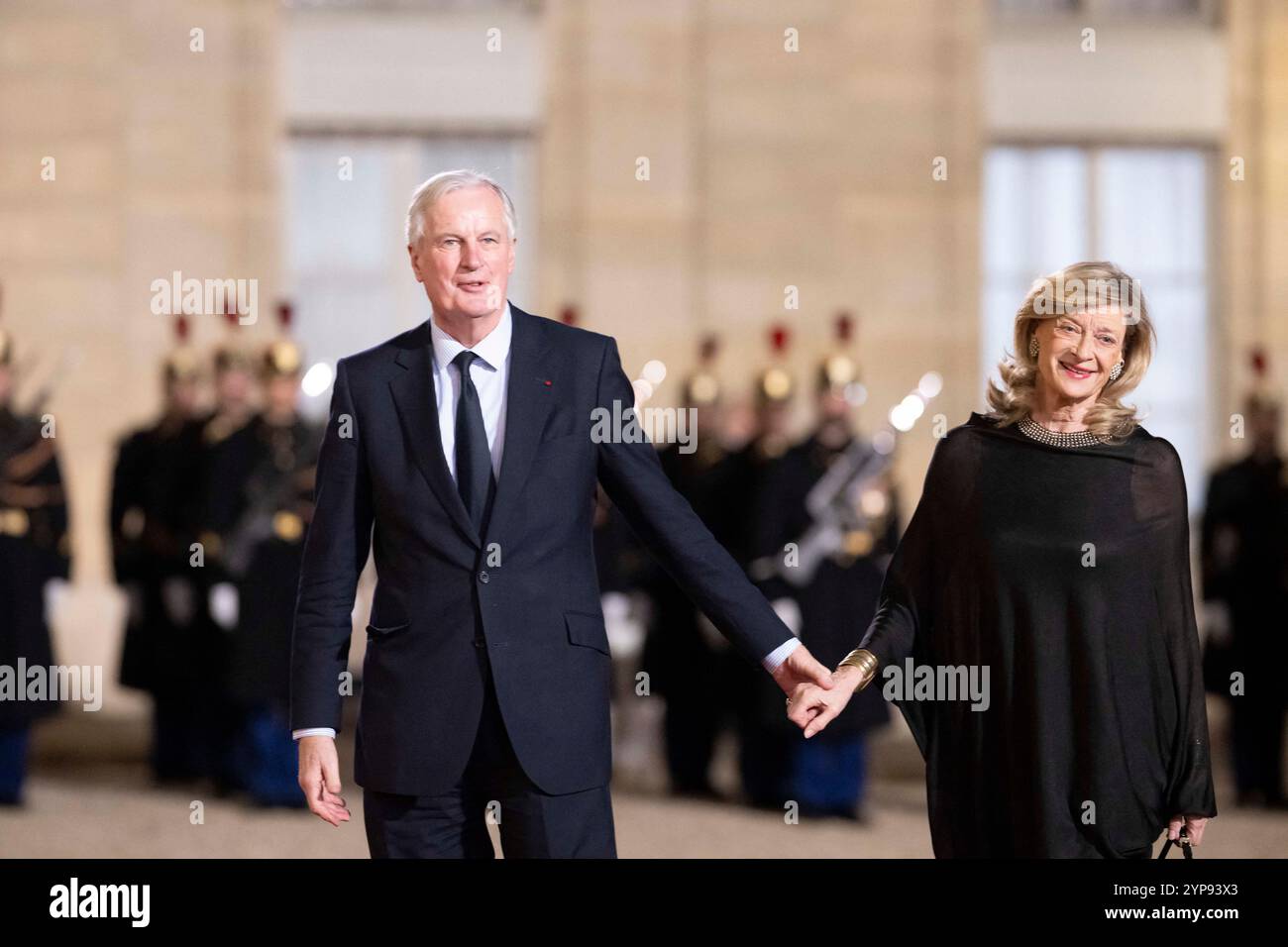Paris, France. 28th Nov, 2024. French Prime Minister Michel Barnier ...
