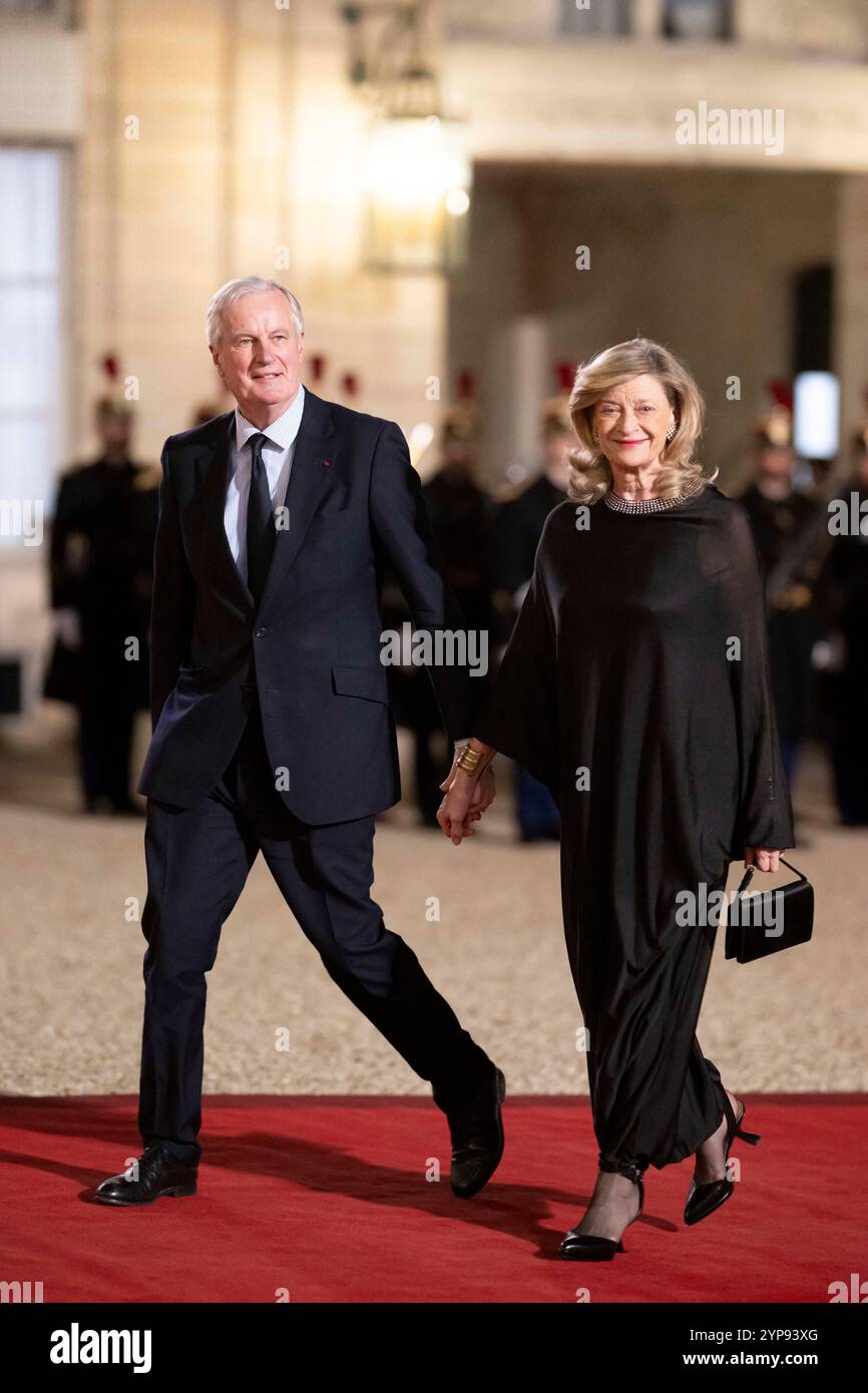 Paris, France. 28th Nov, 2024. French Prime Minister Michel Barnier ...