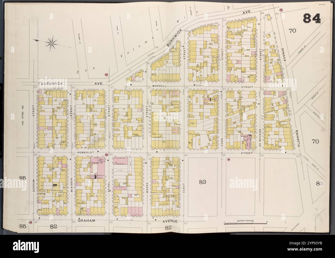 Brooklyn V. 3, Double Page Plate No. 84 [Map bounded by Bushwick Ave ...