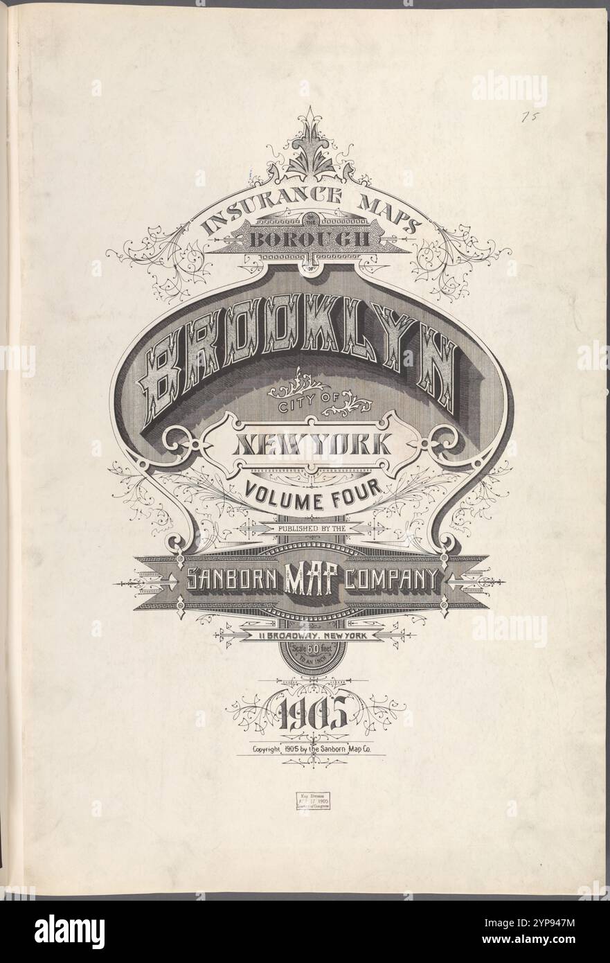 Insurance Maps of the Brooklyn city of New York Volume Four. Published ...