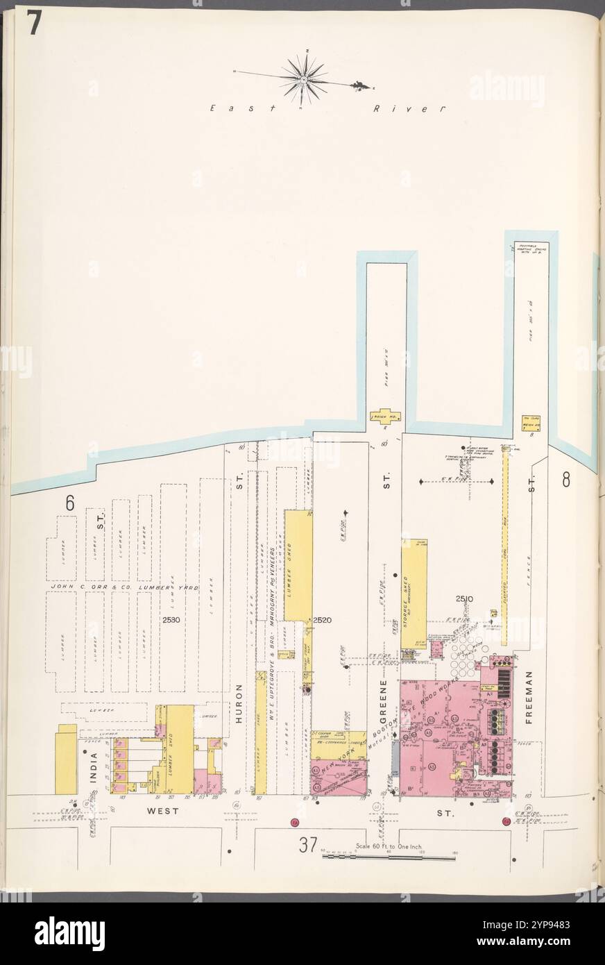 Map of freeman hi-res stock photography and images - Alamy