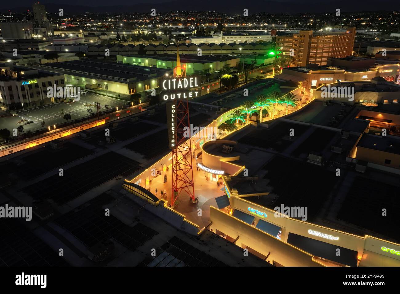 A general overall aerial view of the Citadel Outlets, Thursday, Nov. 28 ...