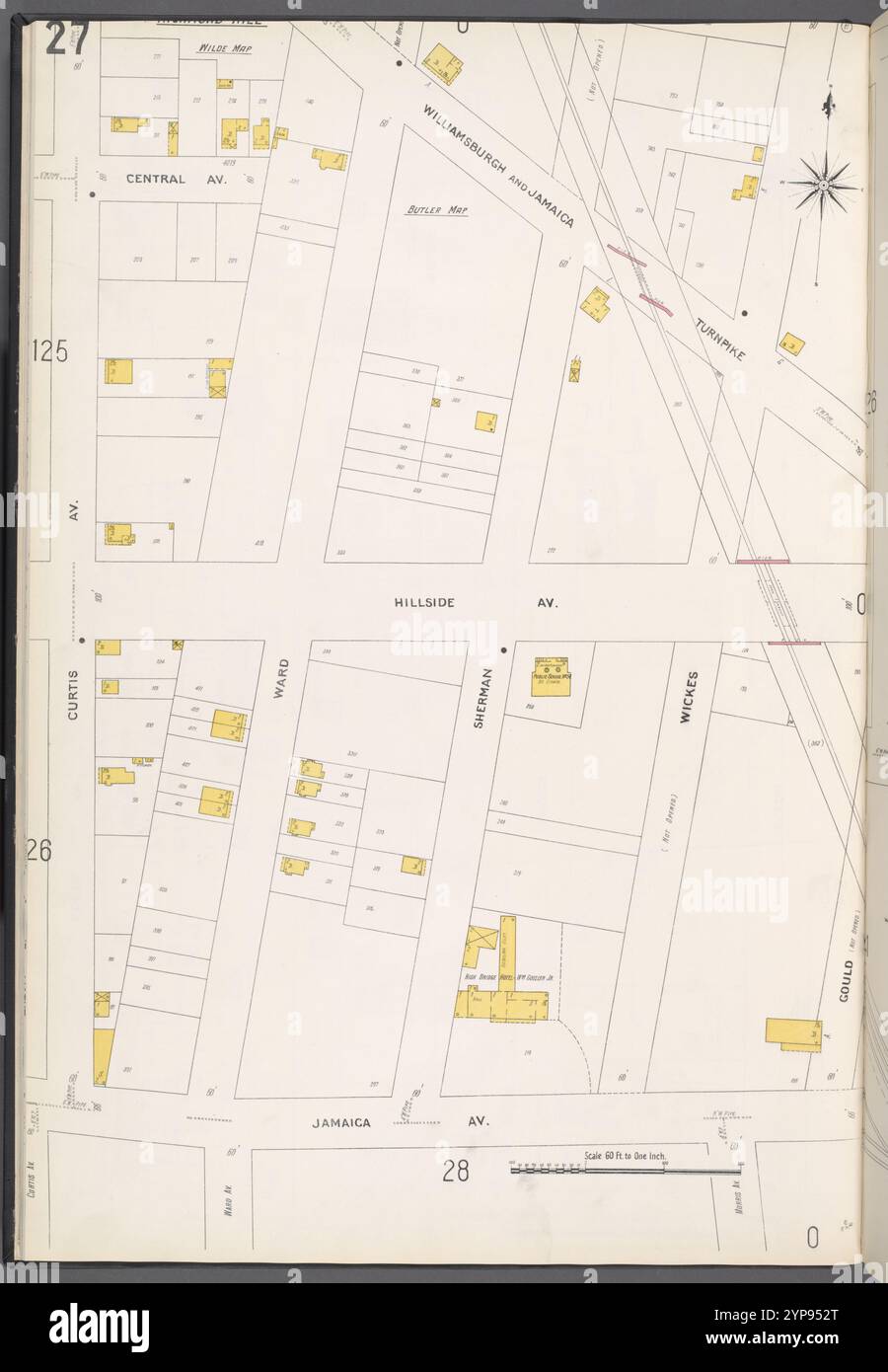 Queens V. 4, Plate No. 27 [Map bounded by Williamsburgh and Jamaica Tpk ...