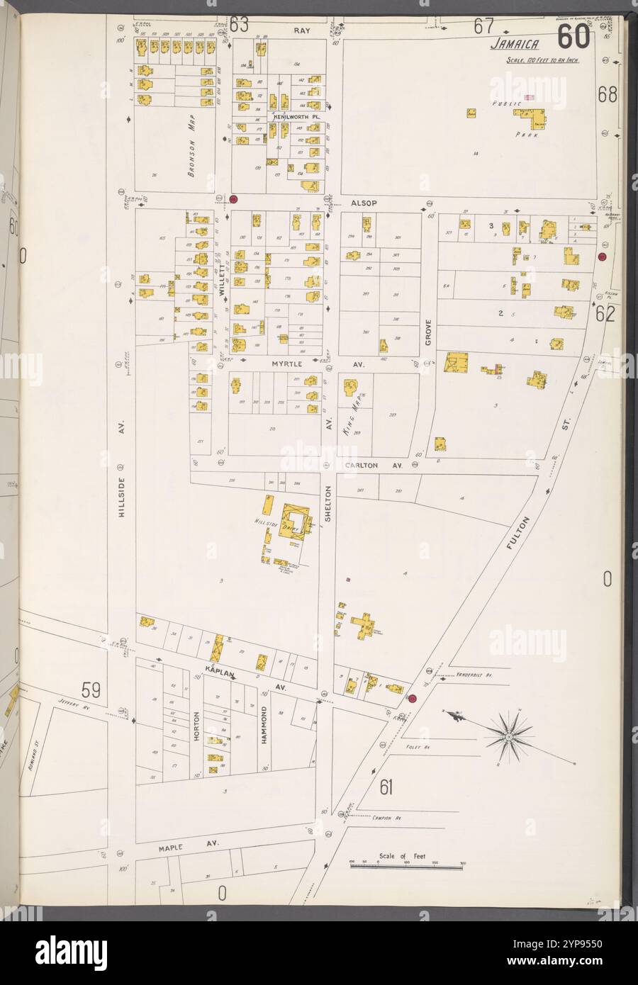 Queens V. 4, Plate No. 60 [Map bounded by Ray, Fulton St., Maple Ave ...