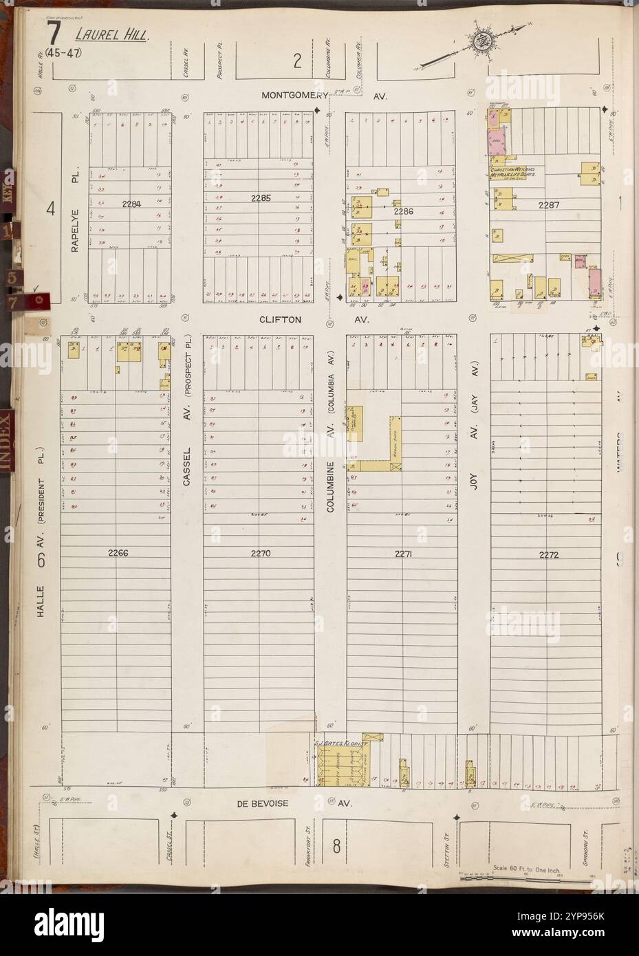 Queens V. 3, Plate No. 7 [Map bounded by Montgomery Ave., Waters Ave ...