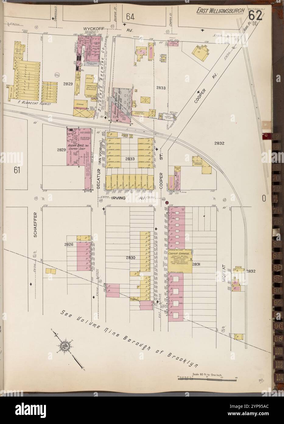 Queens V. 3, Plate No. 62 [Map bounded by Wyckoff Ave., Cooper Ave ...