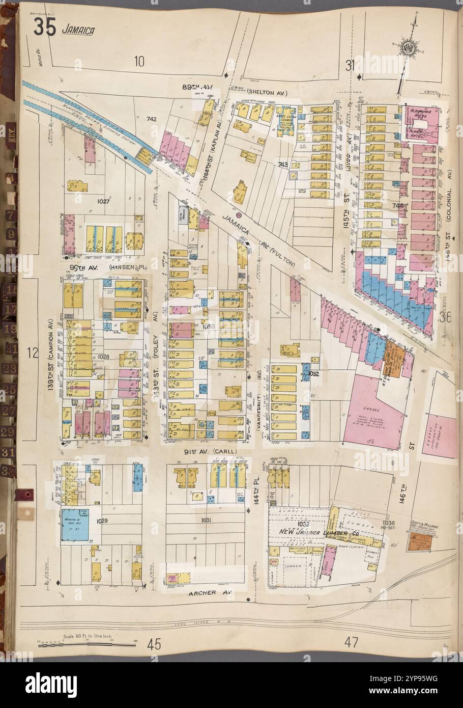 Queens V. 6, Plate No. 35 [Map bounded by 89th Ave., 146th St., Archer ...