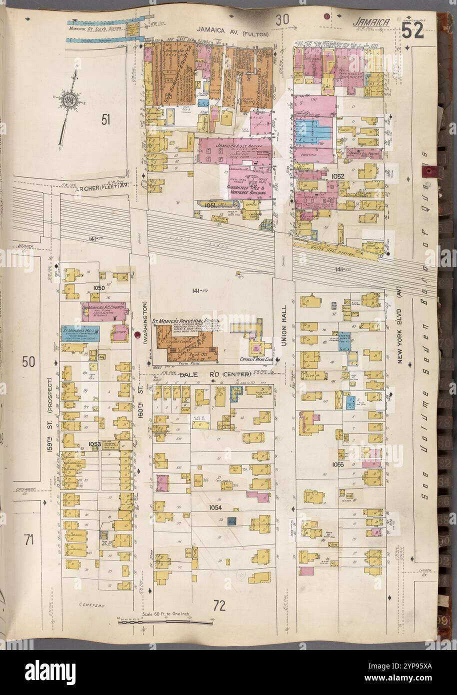 Queens V. 6, Plate No. 52 [Map bounded by Jamaica Ave., New York Blvd ...