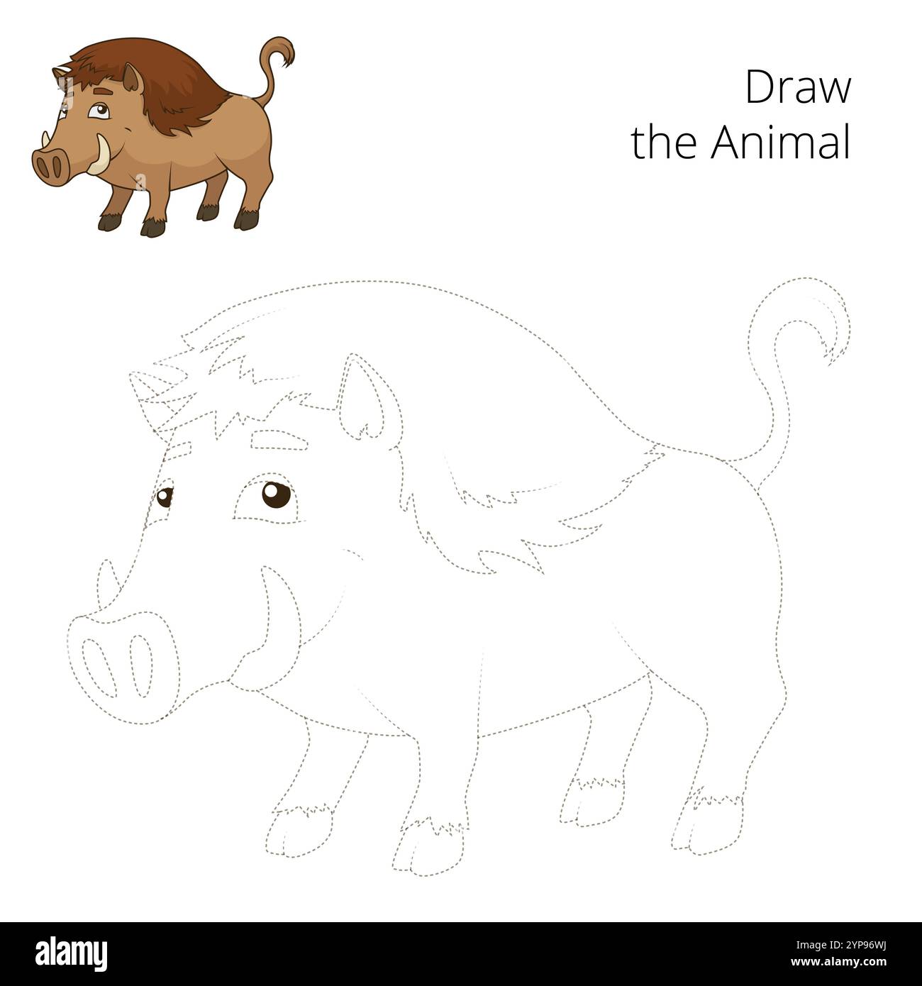 Boar cartoon hi-res stock photography and images - Alamy