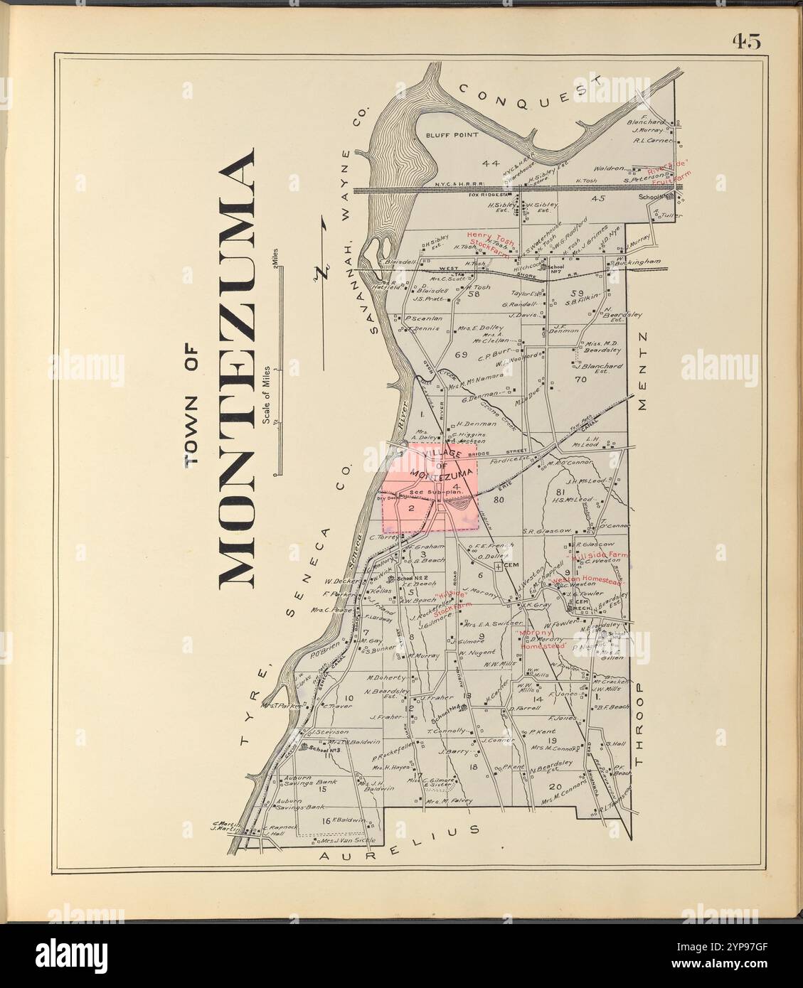 Montezuma map hi-res stock photography and images - Alamy