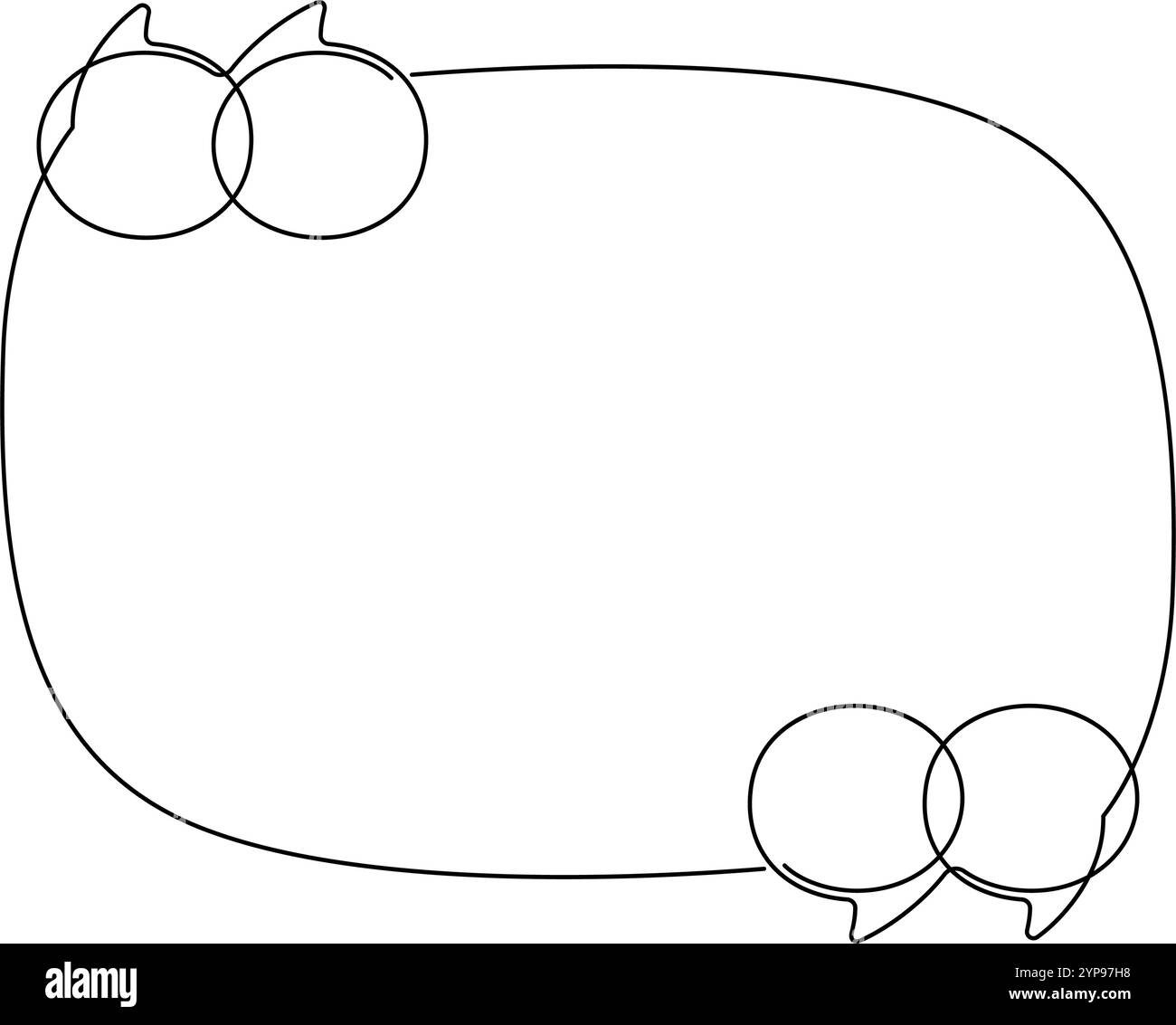 Single line caption Cut Out Stock Images & Pictures - Alamy