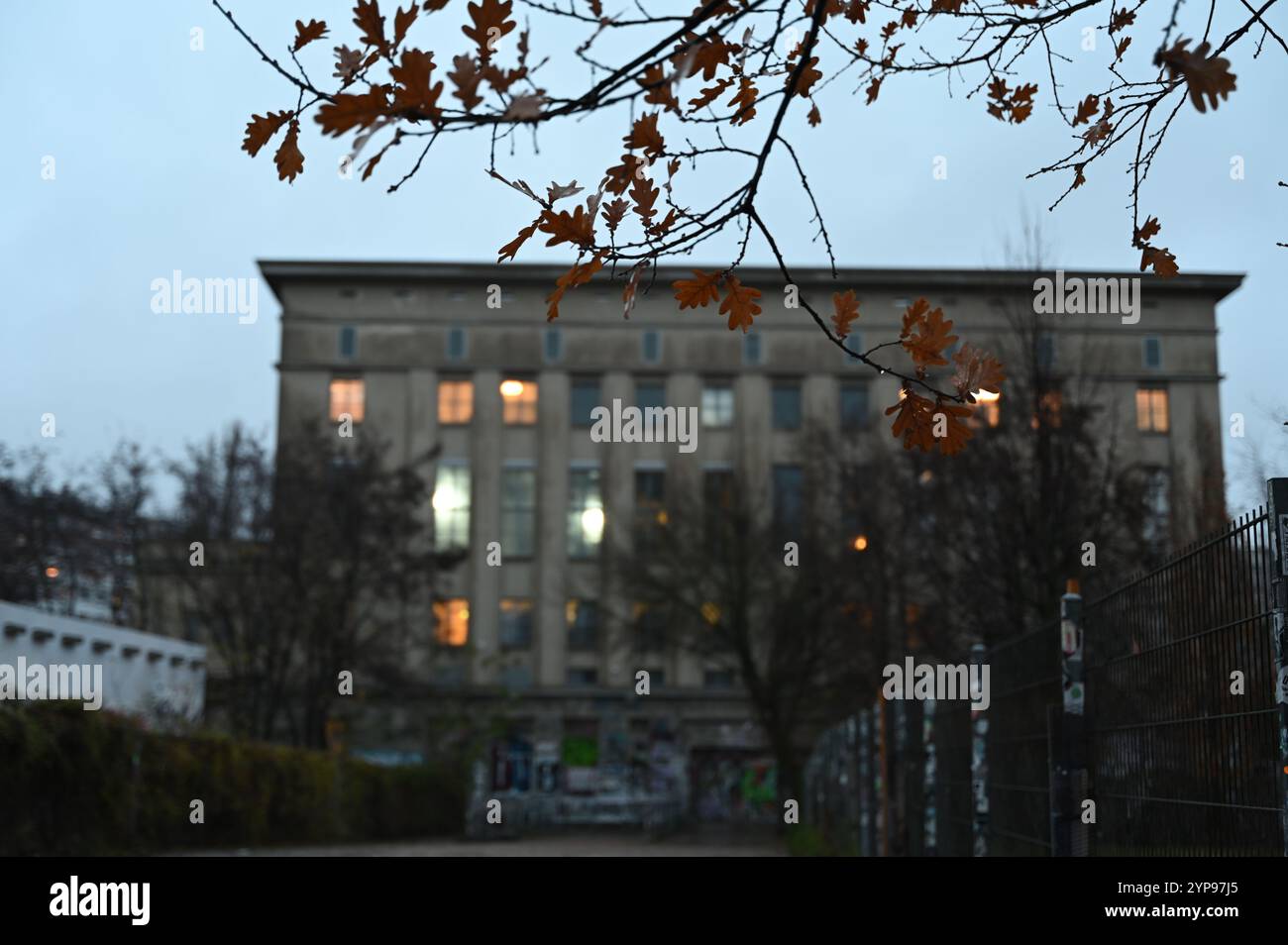 Berlin, Germany. 28th Nov, 2024. The Berghain techno club in Berlin-Friedrichshain. Credit ...