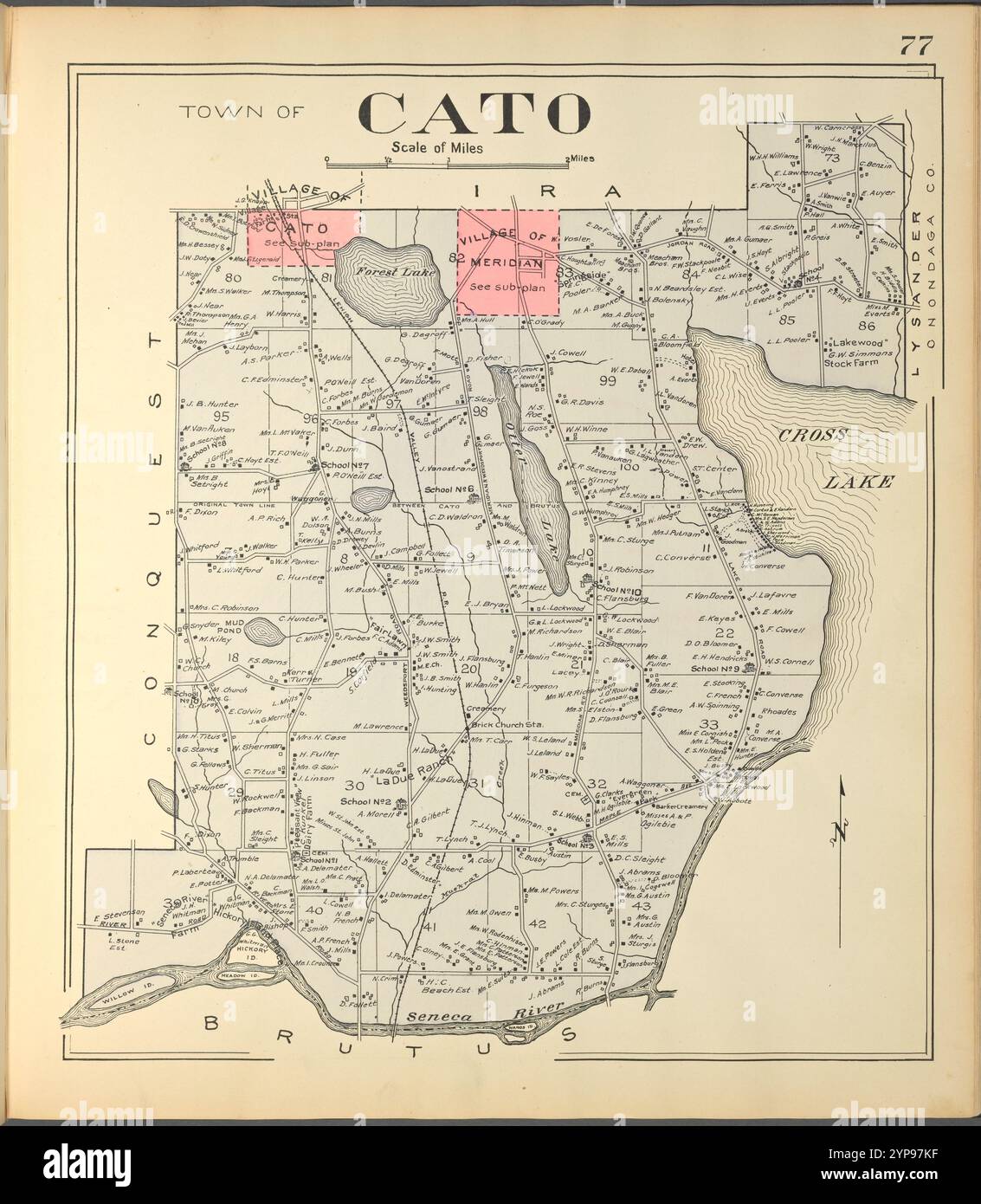 Herkimer county map hi-res stock photography and images - Alamy