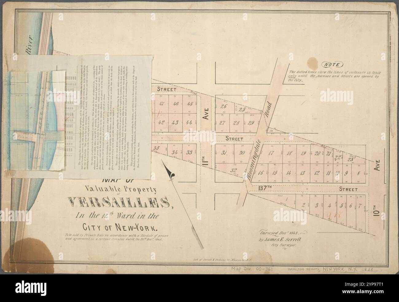 Map of valuable property at Versailles in the 12th ward in the city of ...