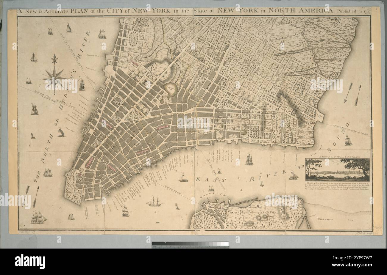 A new & accurate plan of the city of New York in the state of New York ...