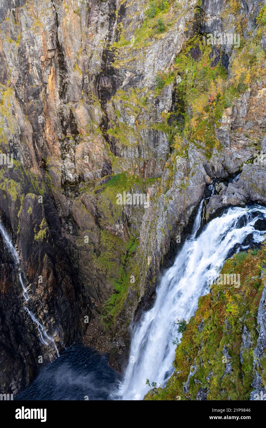 Norways famous voringfossen waterfall hi-res stock photography and ...