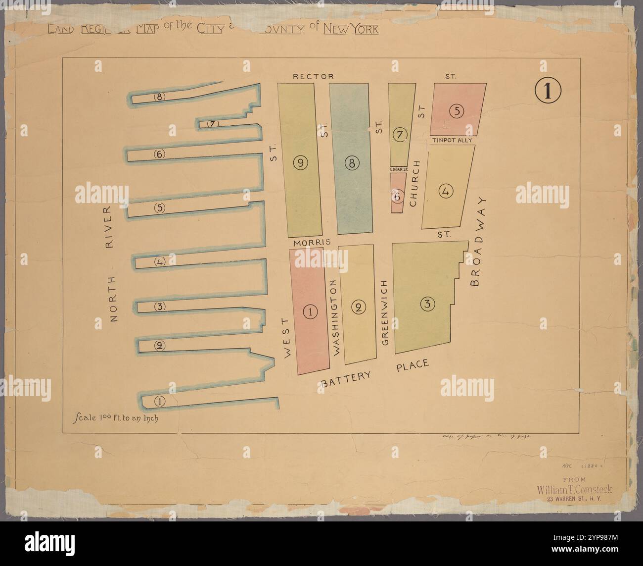 Land register map hi-res stock photography and images - Alamy