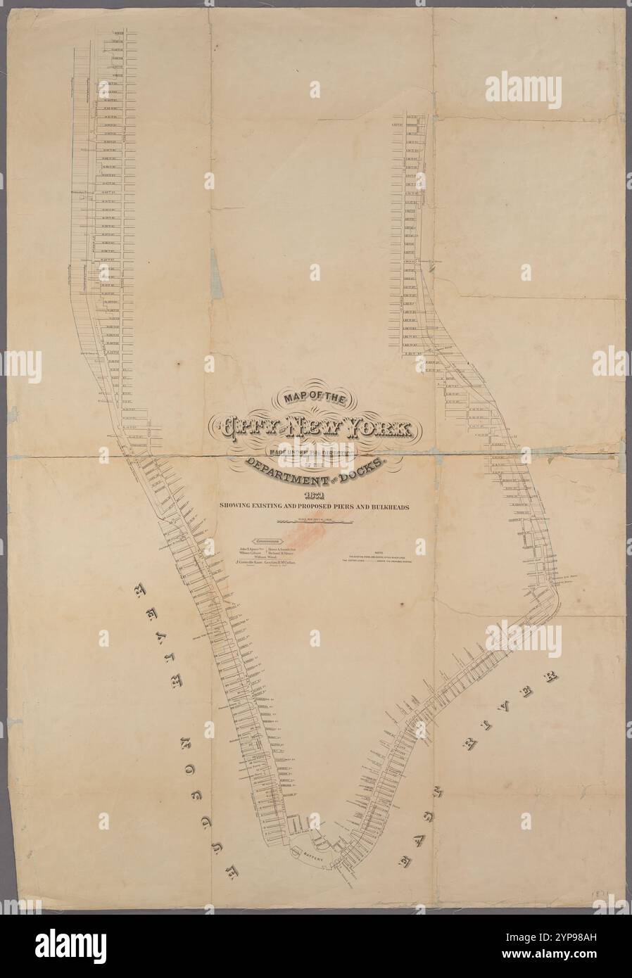 Map of the city of New York made under the direction of the Department ...