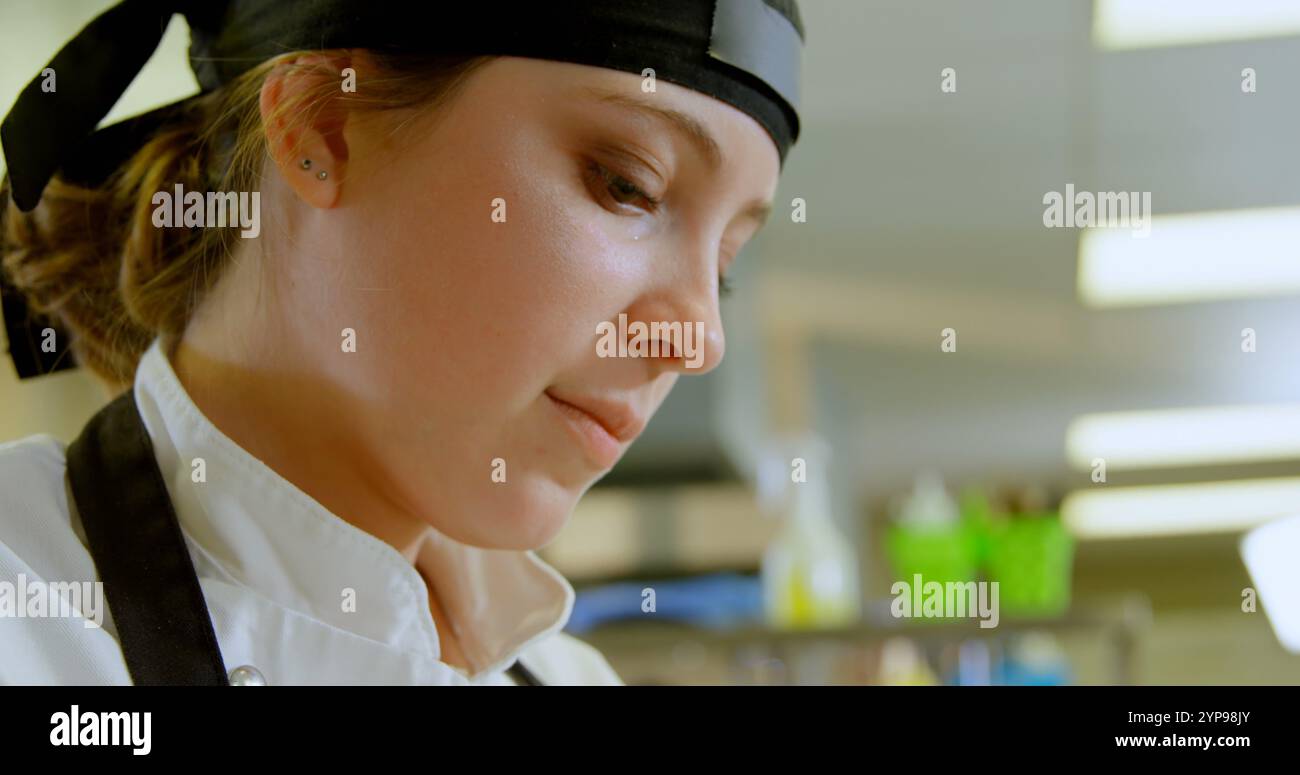 Professional chef cooking in kitchen hi-res stock photography and ...