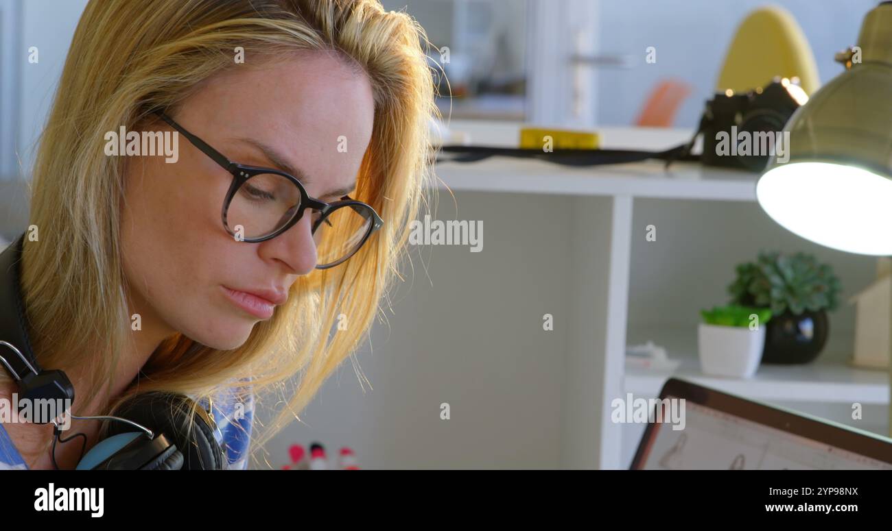 Designer using graphic tablet office hi-res stock photography and ...