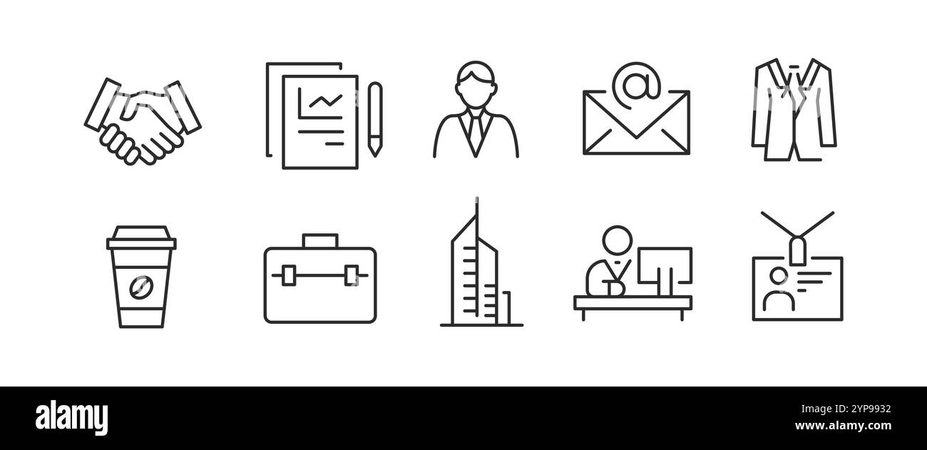 Recruiting Icons Set Stock Vector Image & Art - Alamy