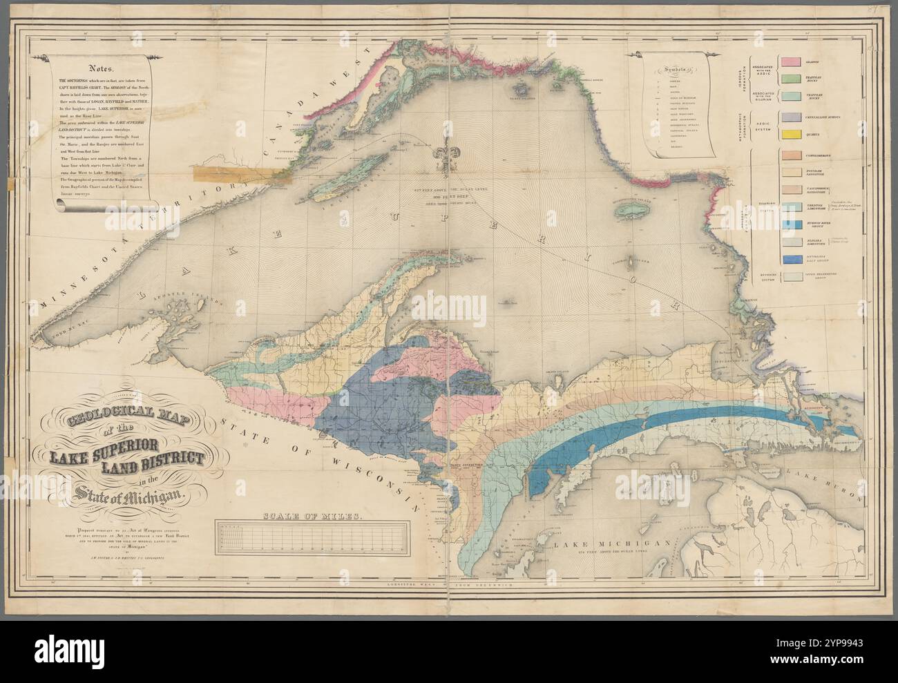 Michigan Upper Peninsula Geology Map Keweenaw Peninsula | Erin Bartels