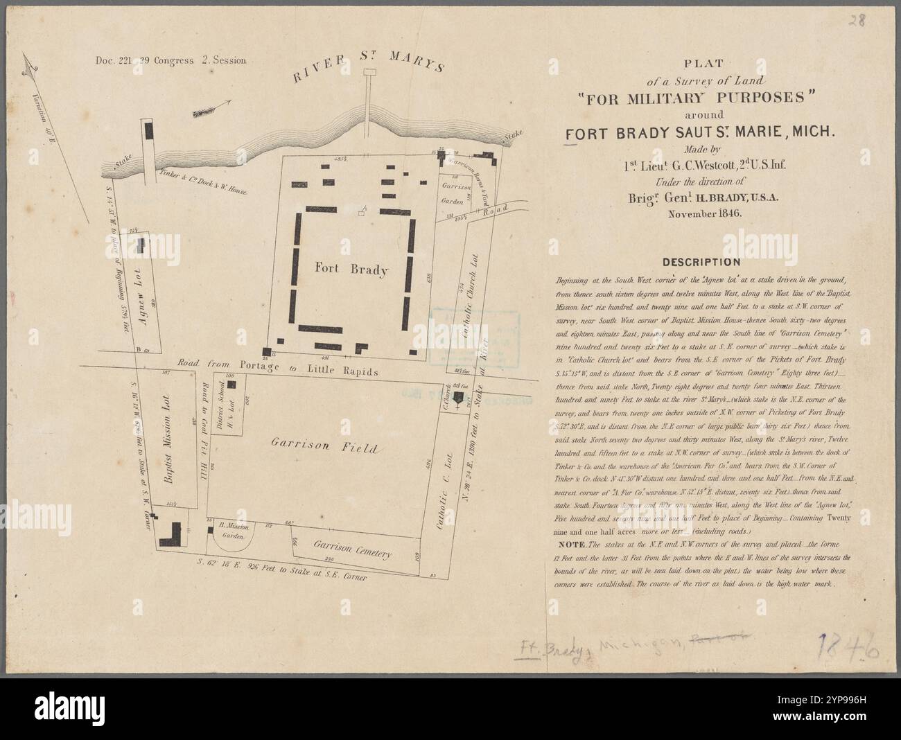 St marie map hi-res stock photography and images - Alamy
