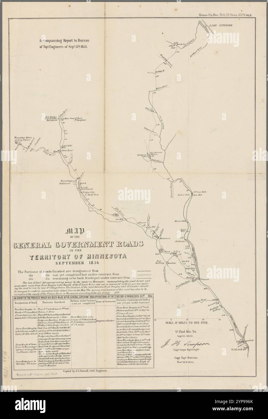 Map of st james minnesota hi-res stock photography and images - Alamy