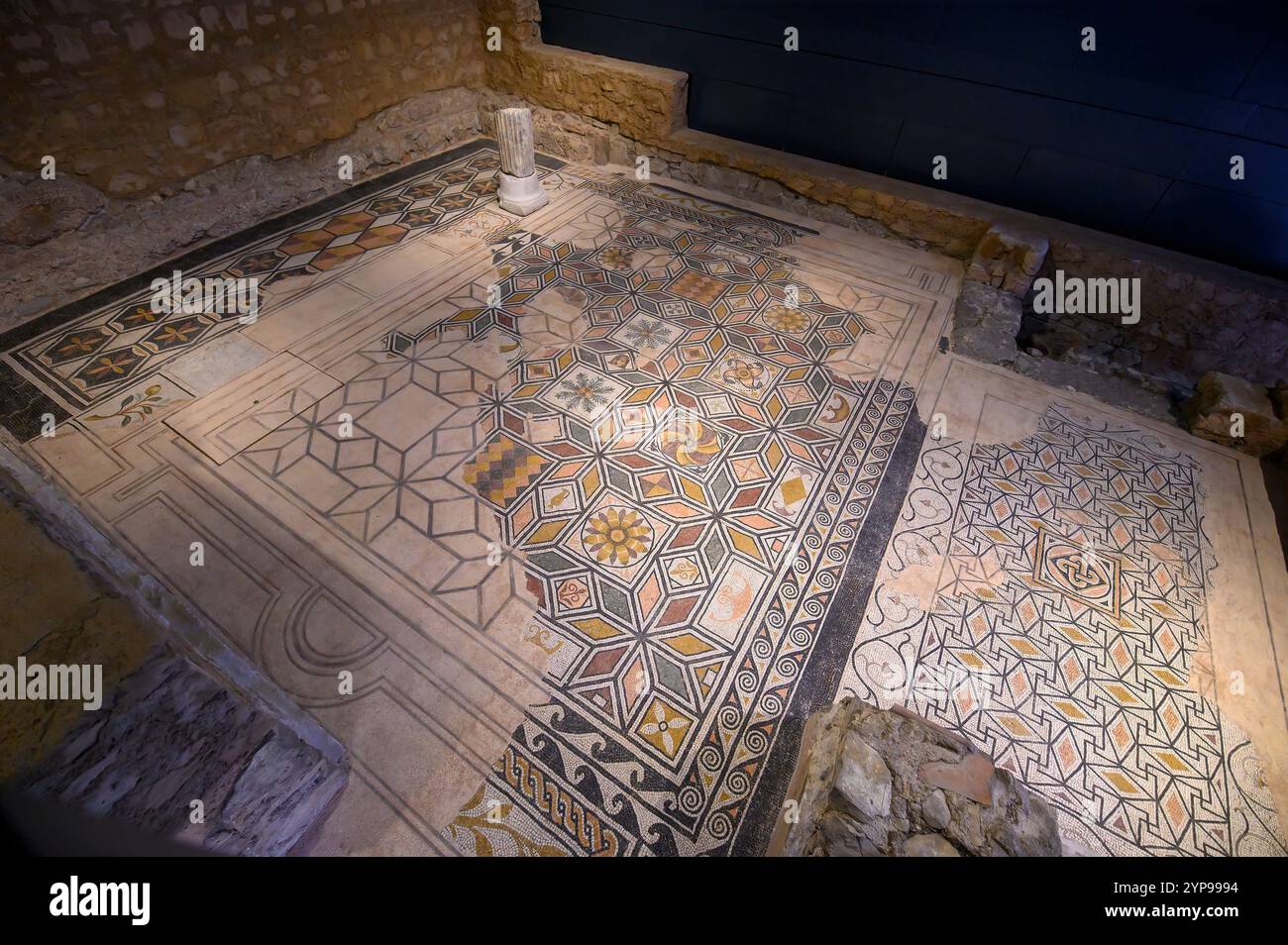 Brescia, Italy. Santa Giulia Museum, a Unesco World Heritage site. The ...