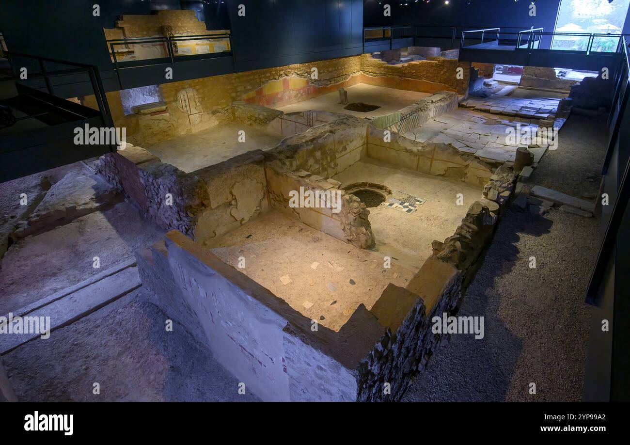 Brescia, Italy. Santa Giulia Museum, a Unesco World Heritage site. The ...