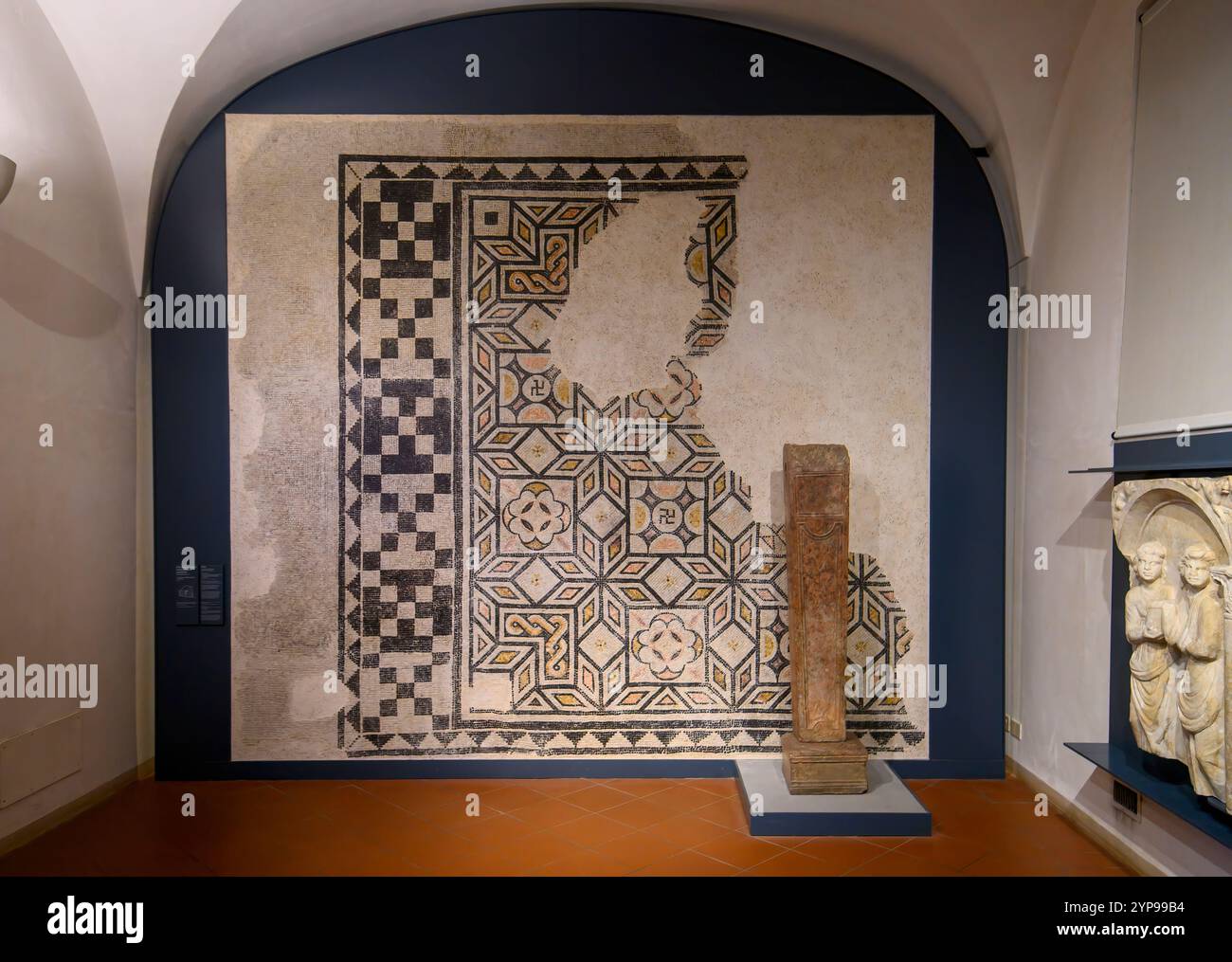 Brescia, Italy. Santa Giulia Museum, a Unesco World Heritage site. The ...