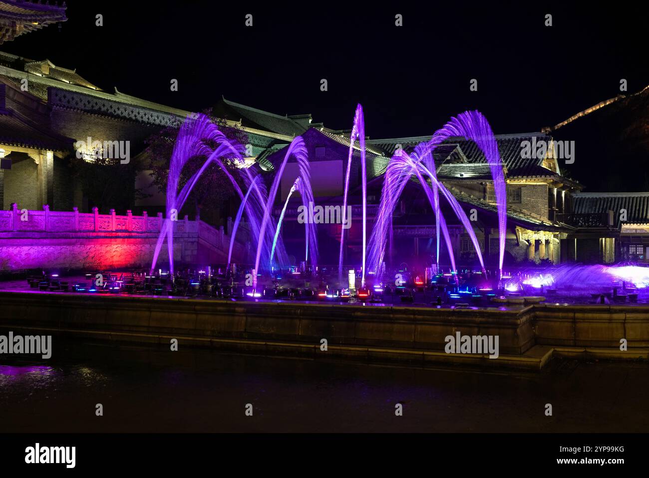 Beijing, China - Oct 22nd, 2024: The Great Wall Music and Dance Water ...