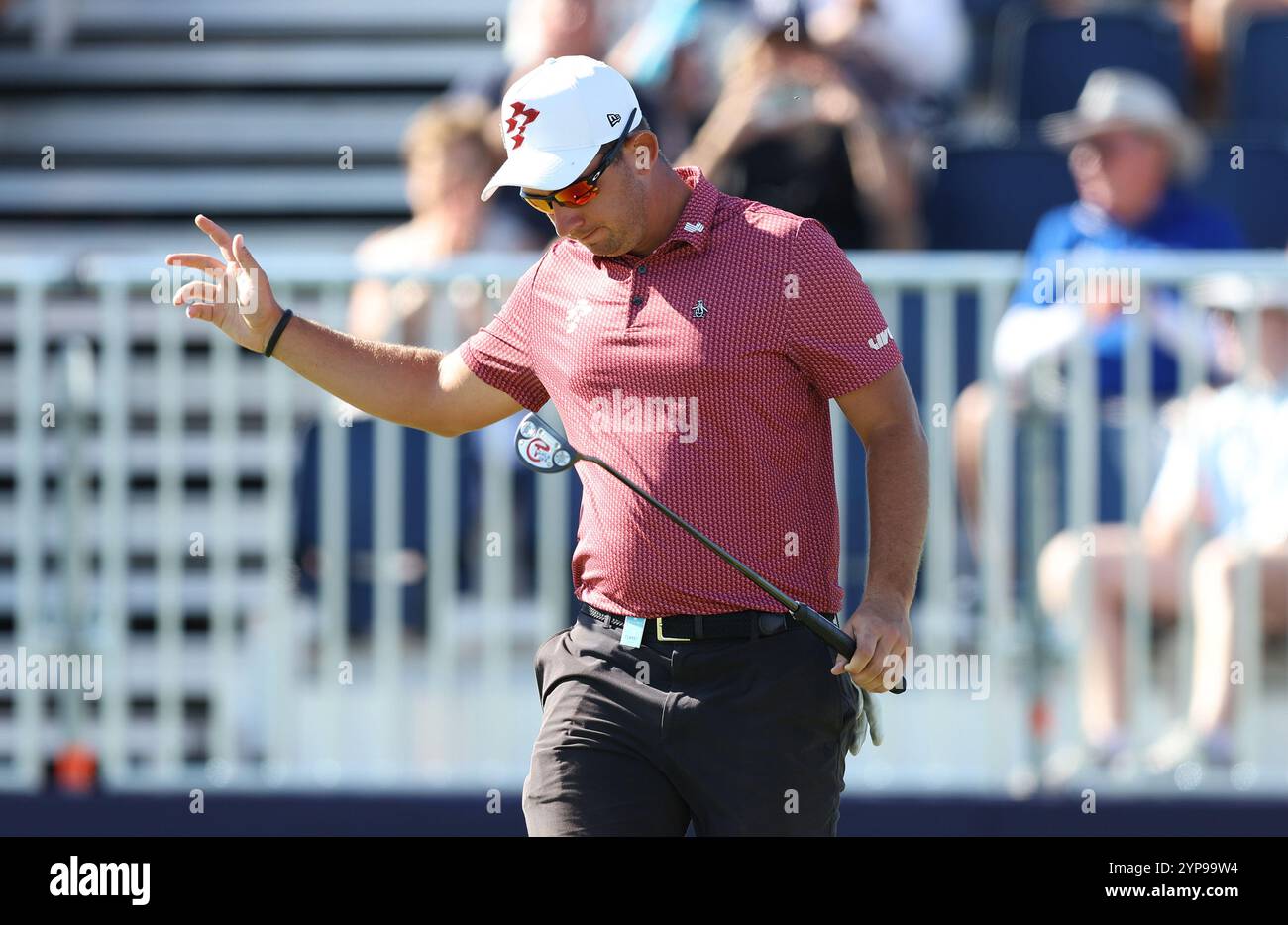 Melbourne, Australia. 29th Nov, 2024. Australian golfer Lucas Herbert ...