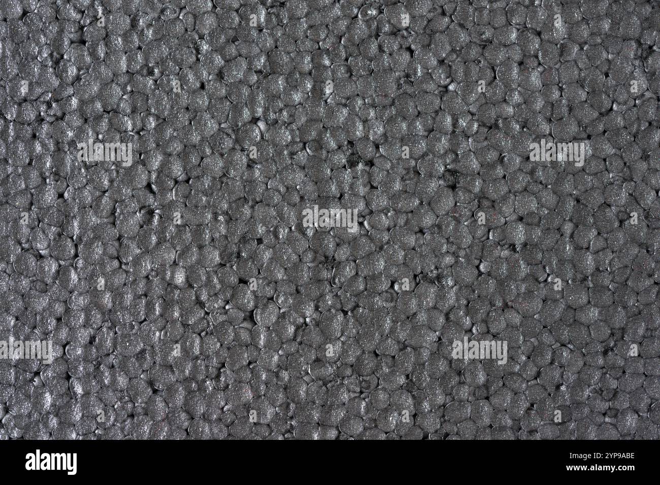Close-up of the texture of gray heat insulation styrofoam sheet as ...