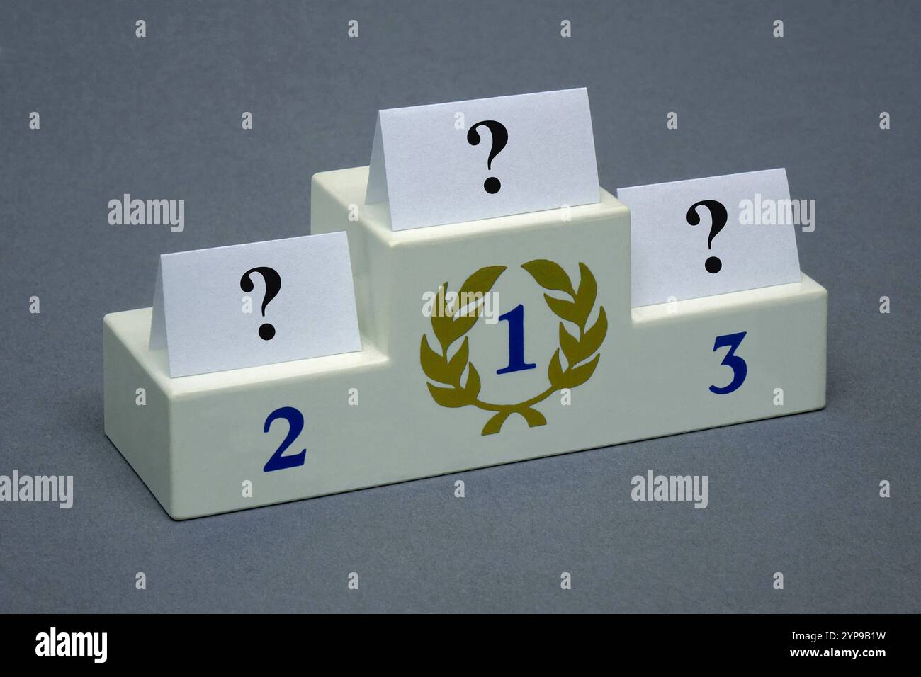 Siegertreppchen mit Fragezeichen Siegertreppchen mit Fragezeichen, 29. ...