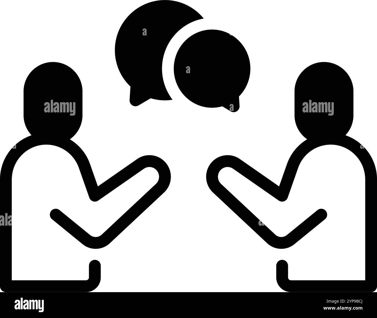 Gossip icon Black and White Stock Photos & Images - Alamy