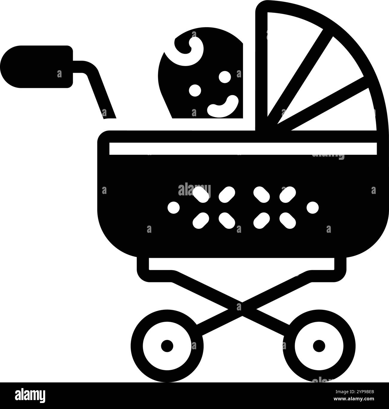 Icon for child in stroller, child Stock Vector Image & Art - Alamy