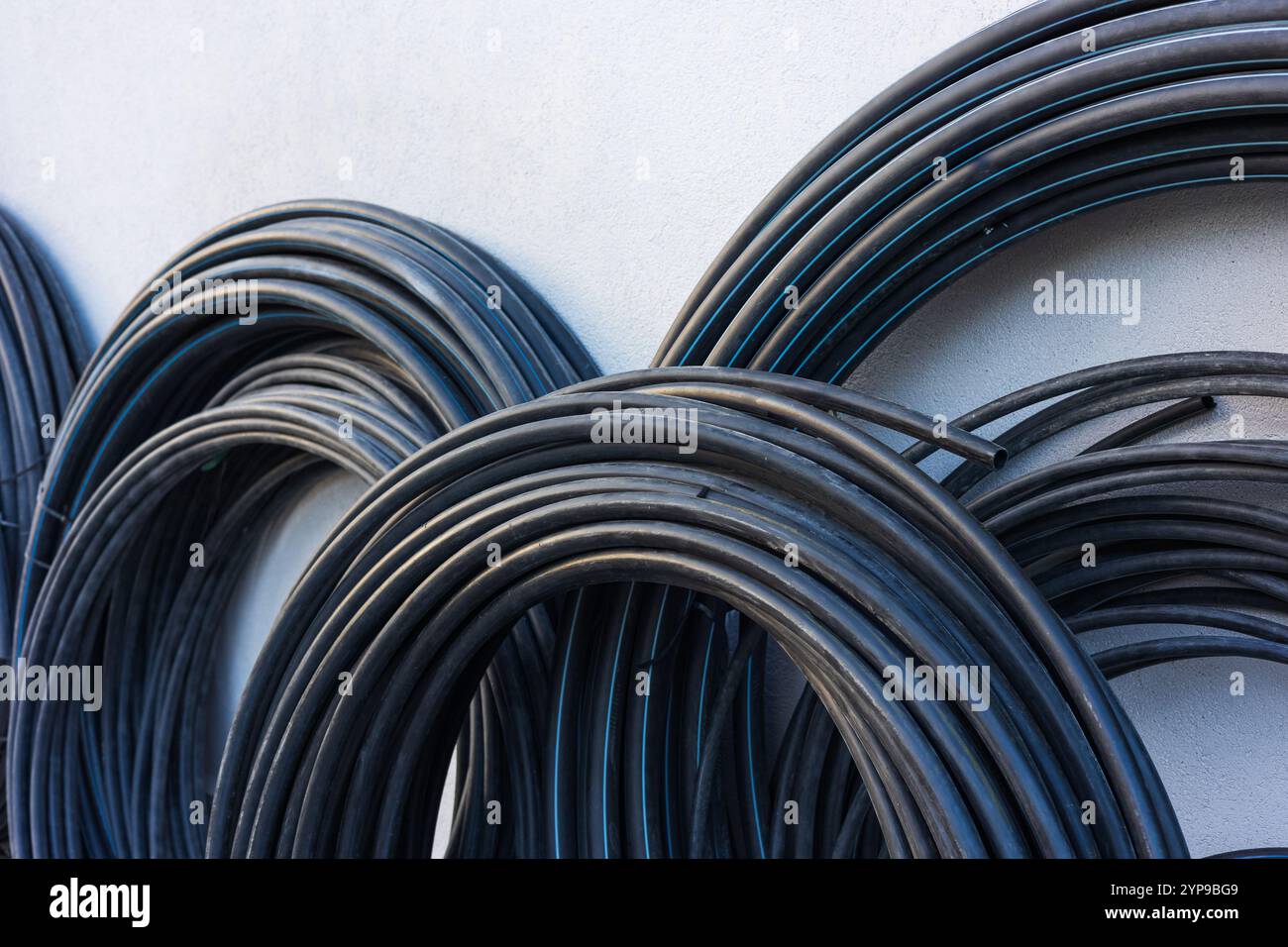 HDPE pipe for water supply. PE pipe plant, Industrial PE pipes ...
