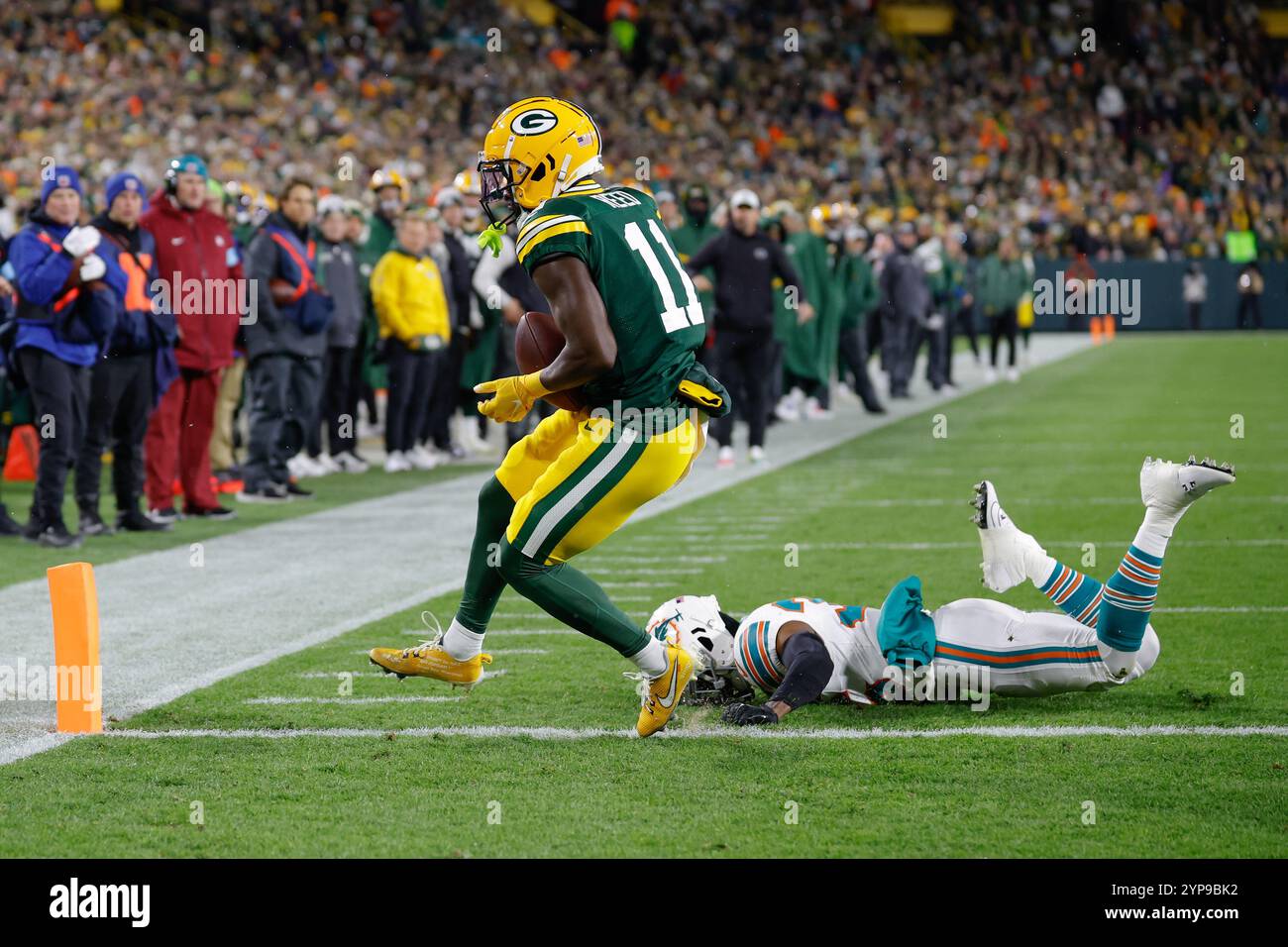 Green Bay, Wisconsin, USA. 28th Nov, 2024. Green Bay Packers wide ...