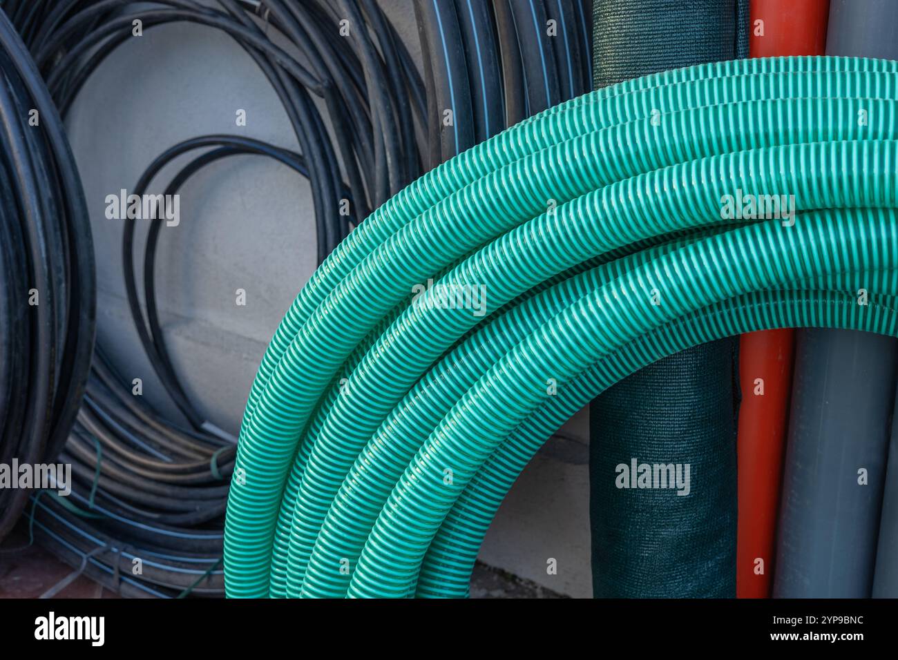 HDPE pipe for water supply. PE pipe plant, Industrial PE pipes ...