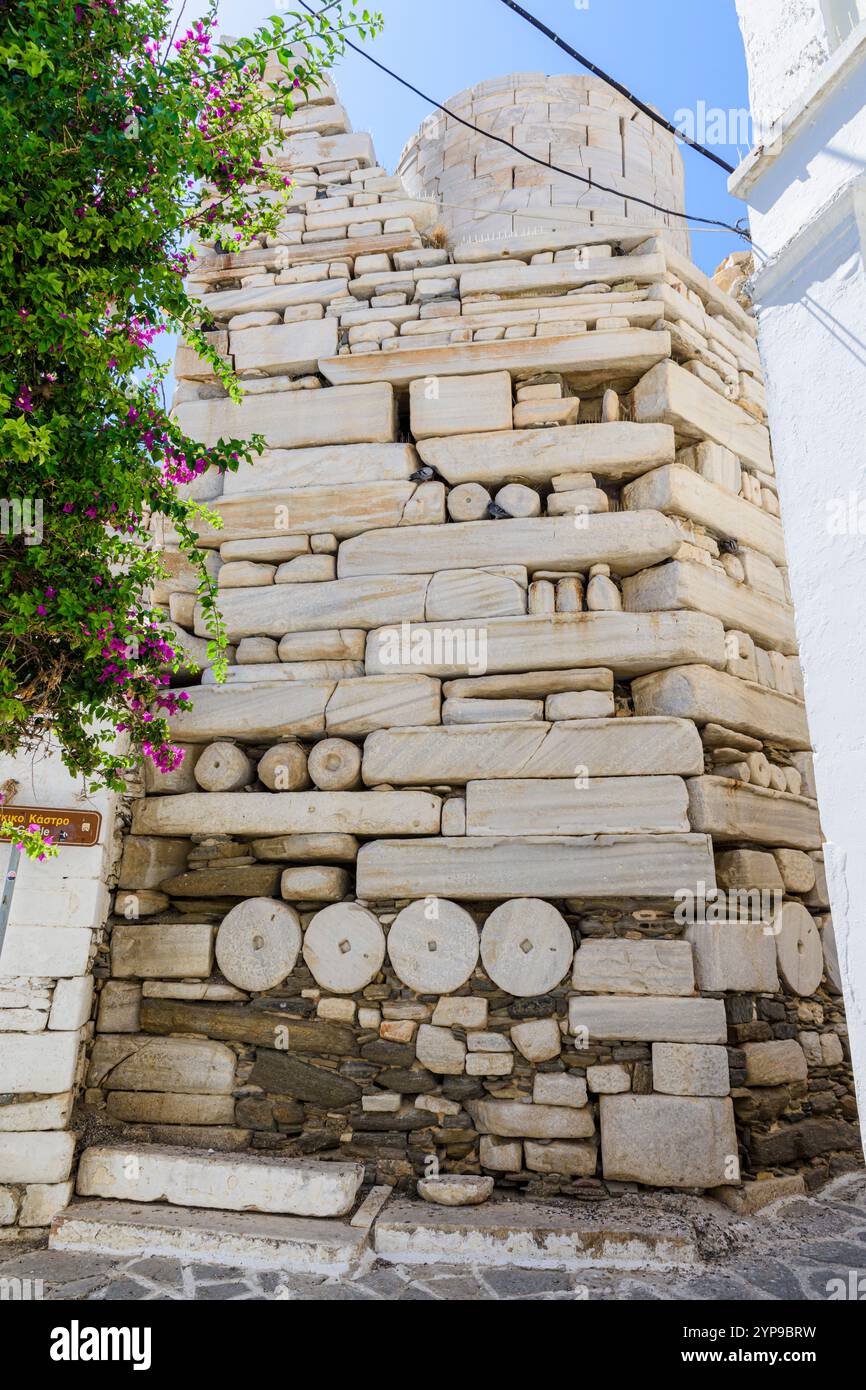 Paroikia castle hi-res stock photography and images - Alamy