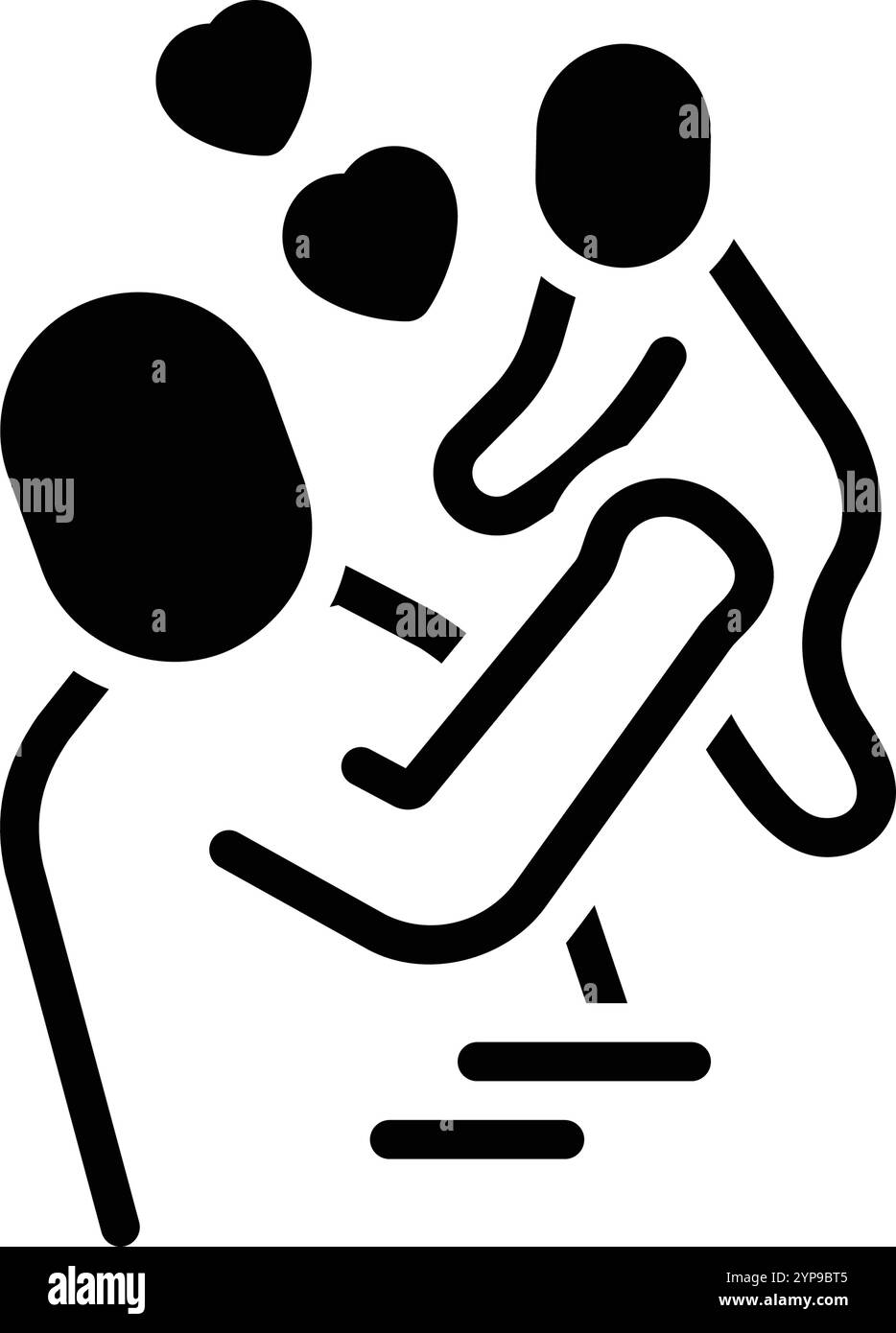 Affectionate father Stock Vector Images - Alamy